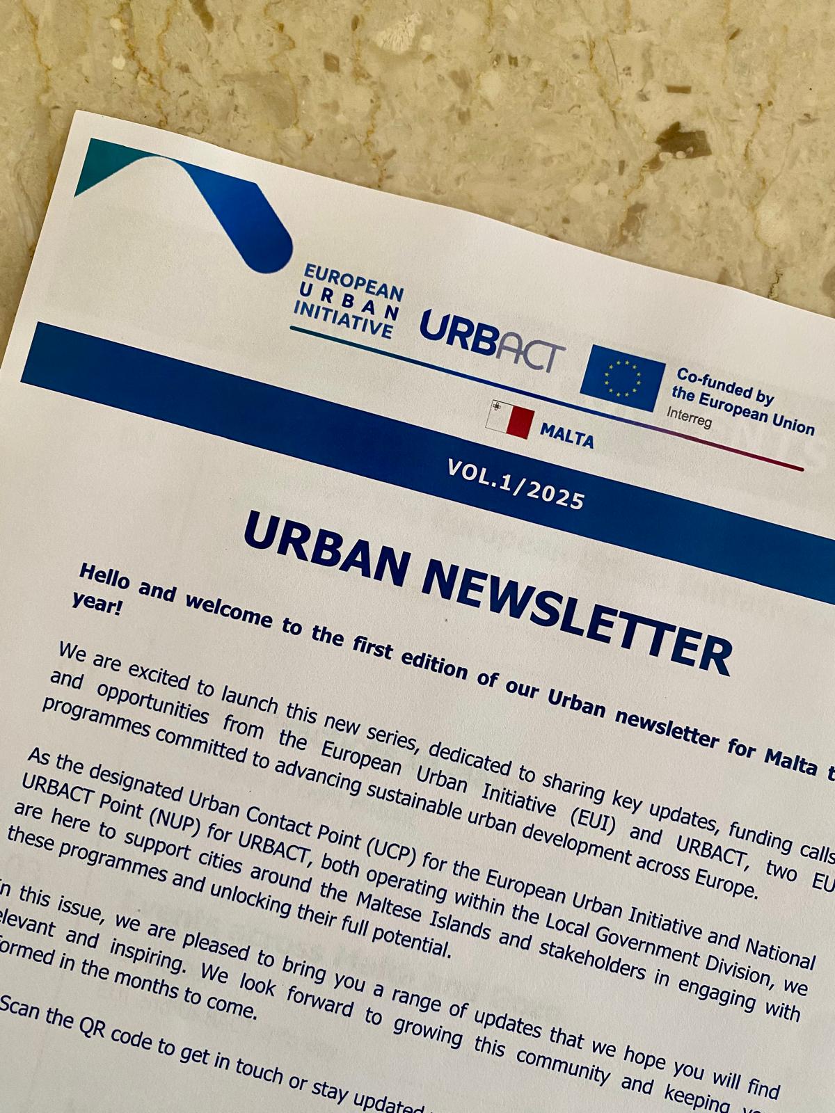 Malta's Urban Newsletter – Vol. 1/2025 Now Available! | EUI